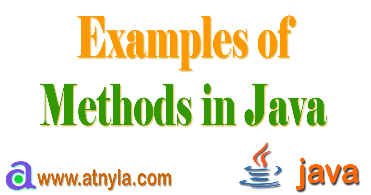 Java Methods: Examples and Usage Explained